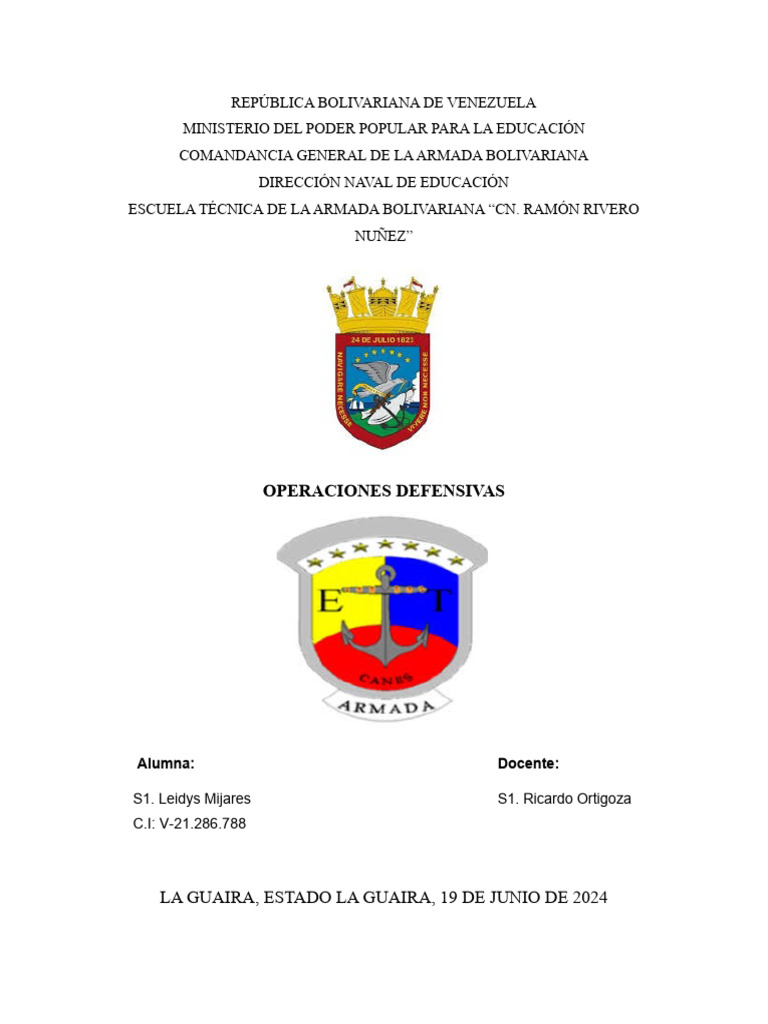 Operaciones Defensivas | PDF | Avión de combate | Militar