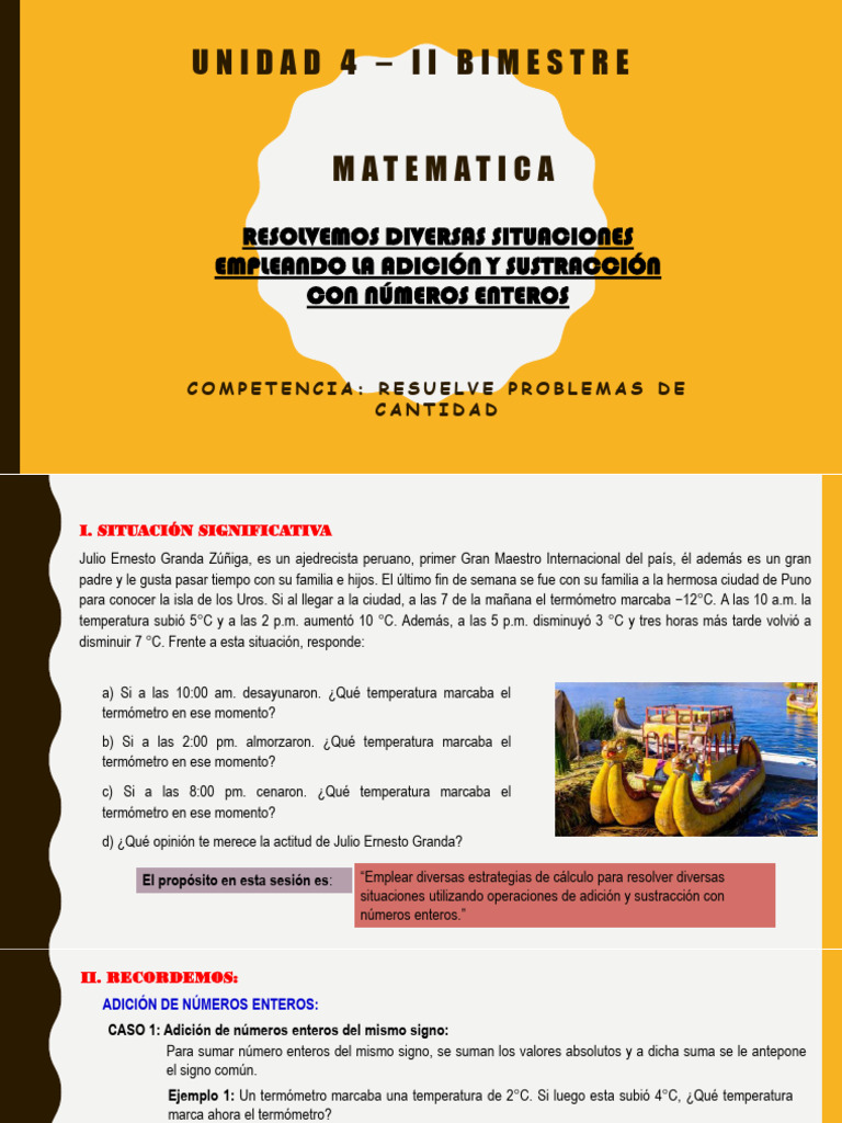 Clase 1ro Matematica | PDF | Sustracción | Números