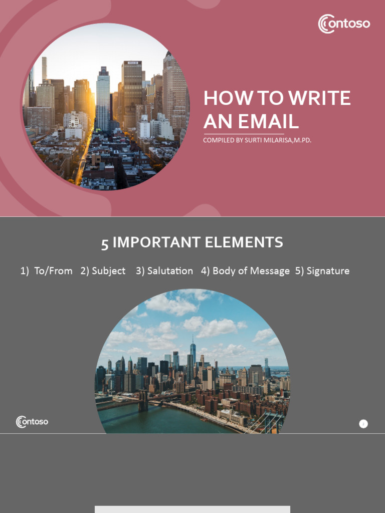 Essential Elements of Writing Emails | PDF