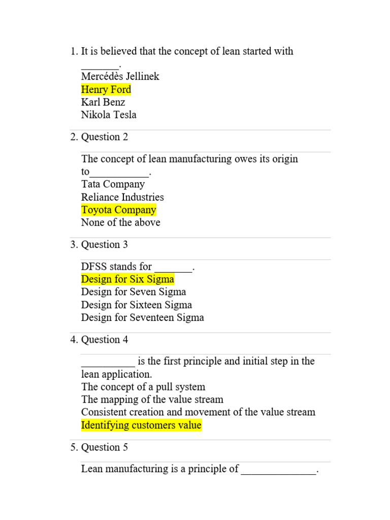 Lean | PDF | Six Sigma | Lean Manufacturing