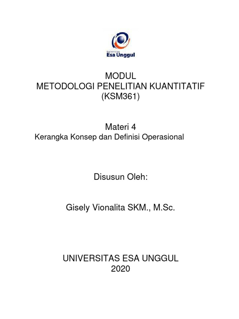 Materi 7 Metlit, Pak Didik Sem 7 | PDF