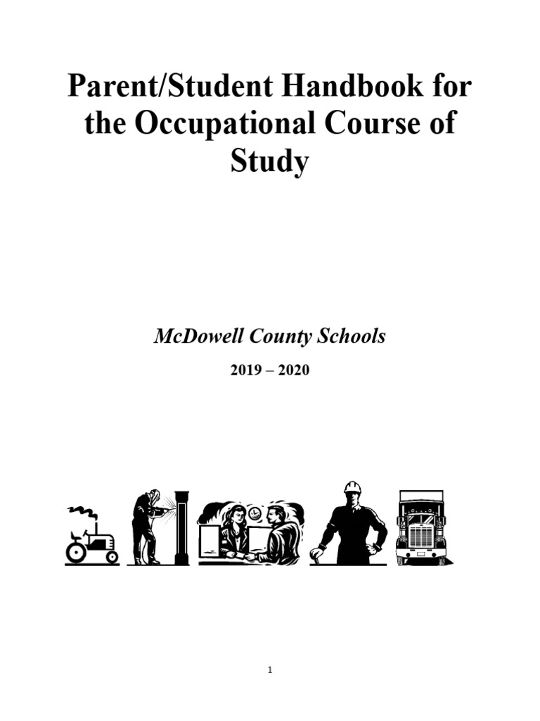 Parent Handbook Final 2020 | PDF | Employment | Vocational Education
