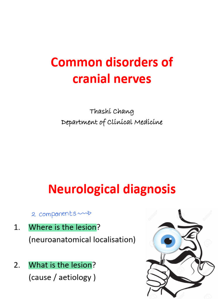 Common Disorders of Cranial Nerves | PDF | Diseases And Disorders ...
