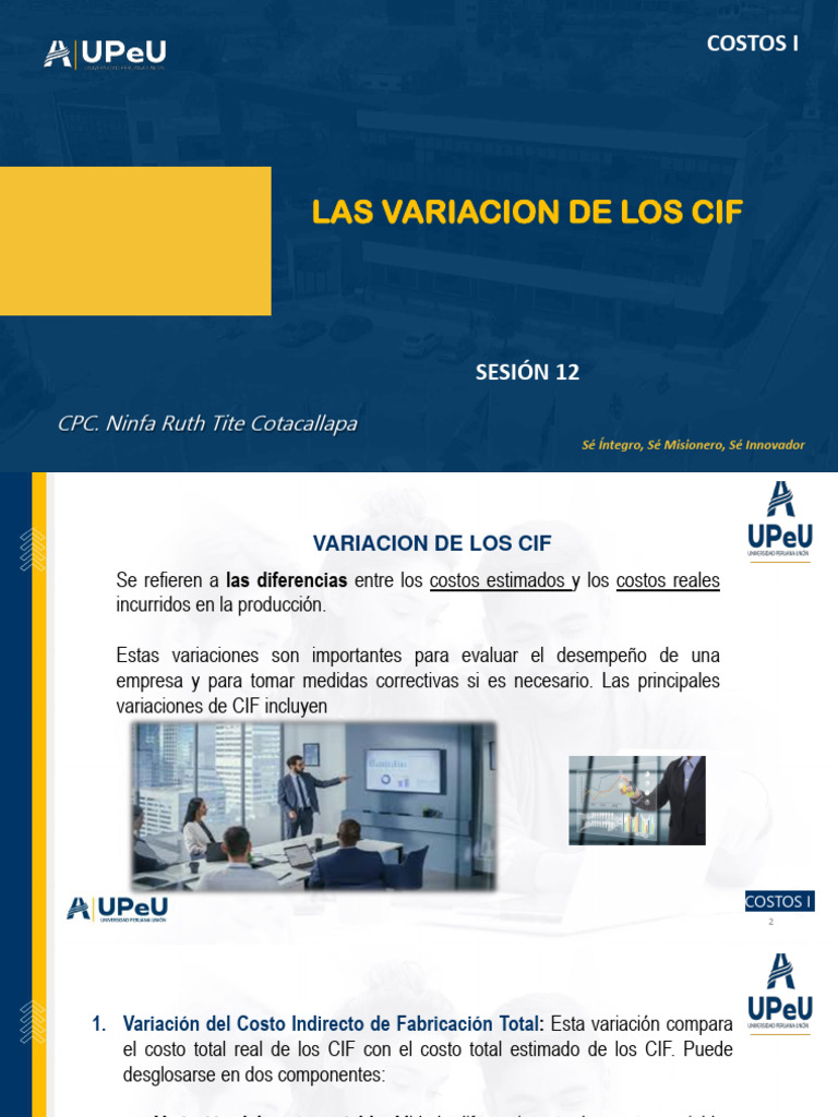 U3-S12 - Las Variaciones de Los CIF | PDF | Economias | Business