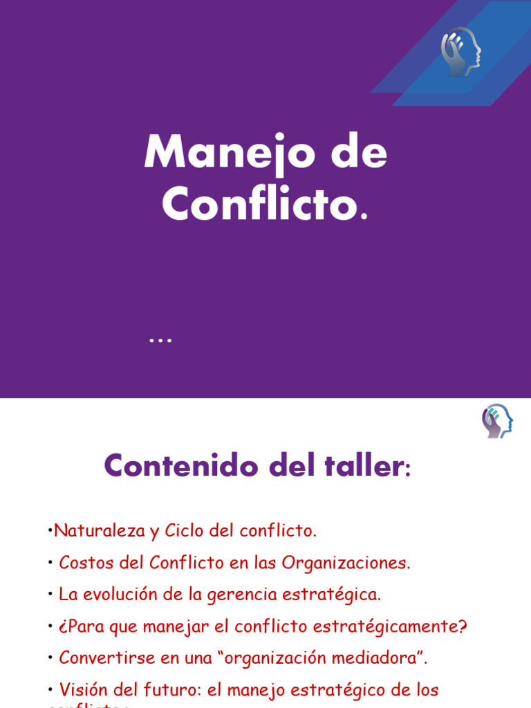 Manejo de Conflicto Rowe PPT ESTUDIANTES | PDF | Las emociones | Ira