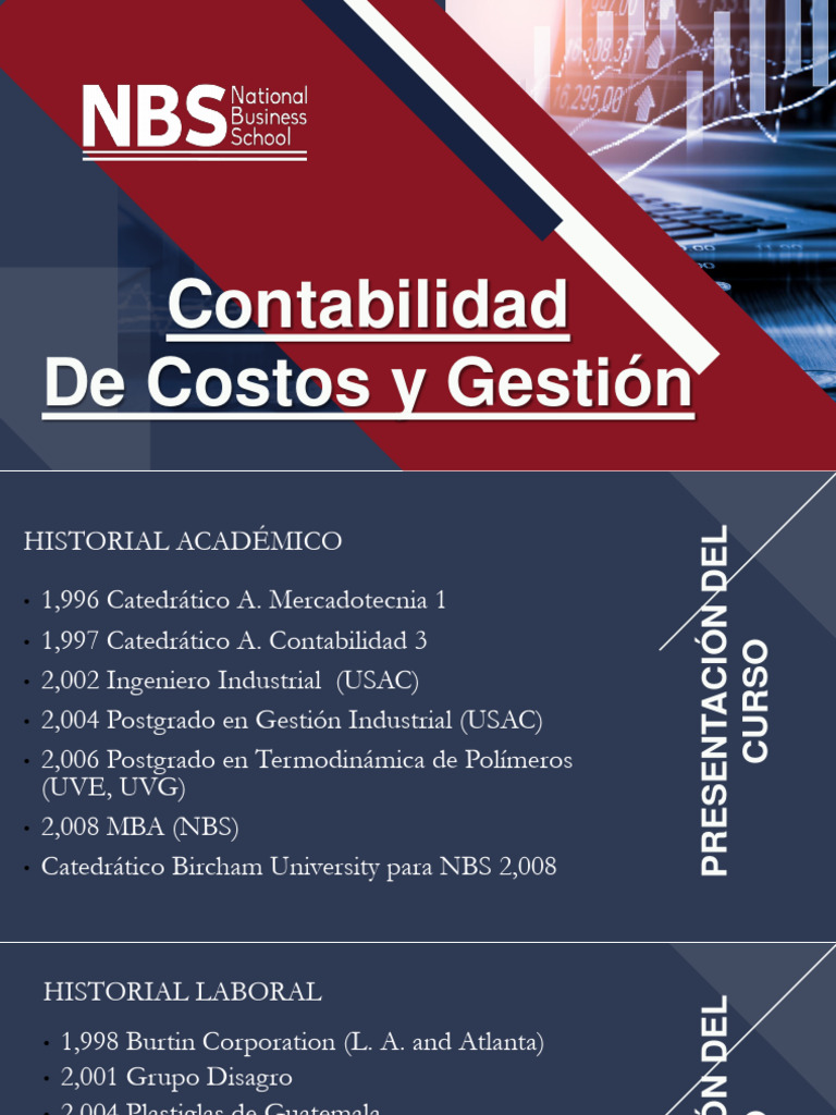 Programa de Contabilidad de Costos y Gestion S1123 | PDF | Contabilidad | Business