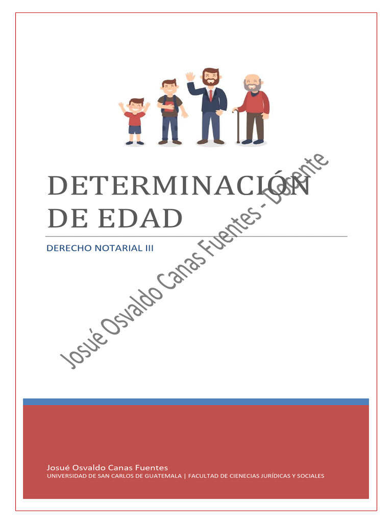 Determinación de Edad | PDF