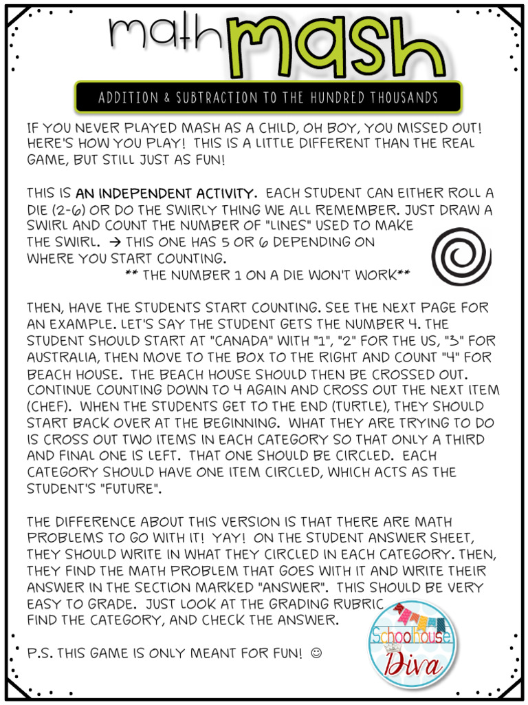 Addition & Subtraction To The Hundred Thousands | PDF