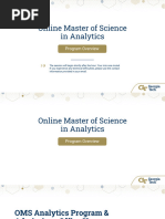 Omsa Analytics Curriculum Gridpdf | PDF | Analytics | Machine Learning