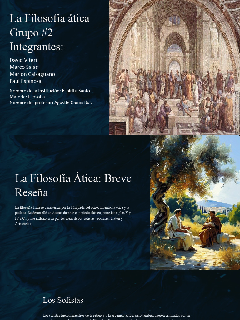 La Filosofia Atica | PDF | Platón | Conocimiento