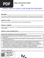 Model Constitution | PDF | Nonprofit Organization | Committee