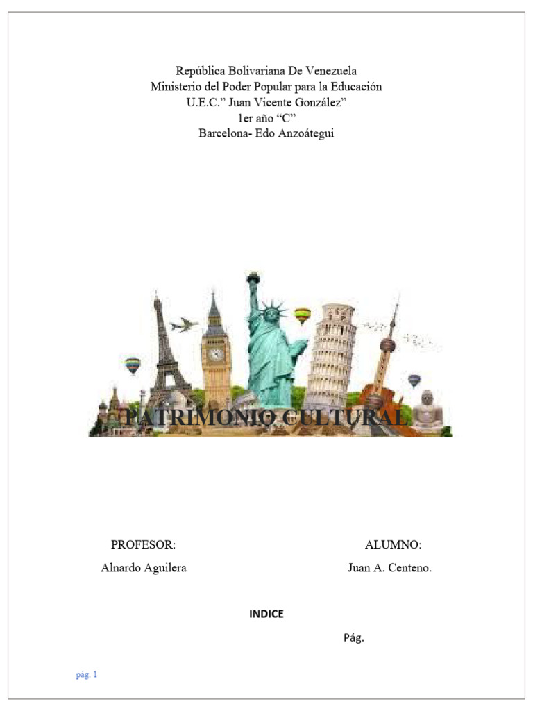 patrimonio cultural | Descargar gratis PDF | Bienes (Ley) | Patrimonio cultural