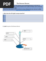 Bunsen Burner Labeling Guide | PDF