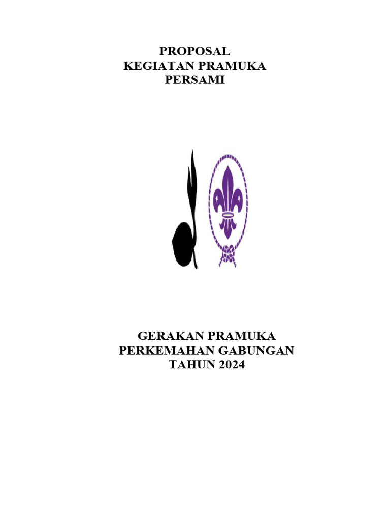Persami Gabungan Pramuka 2024 | PDF