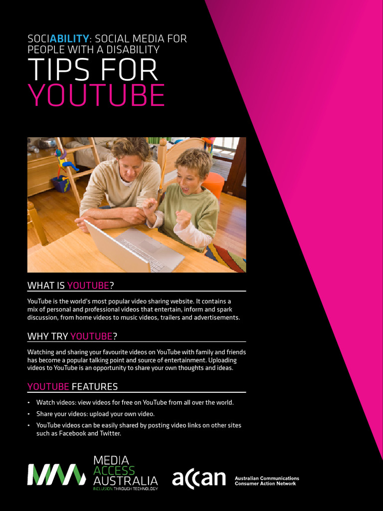 Socibility YouTube tip sheet | PDF | You Tube | Social Media