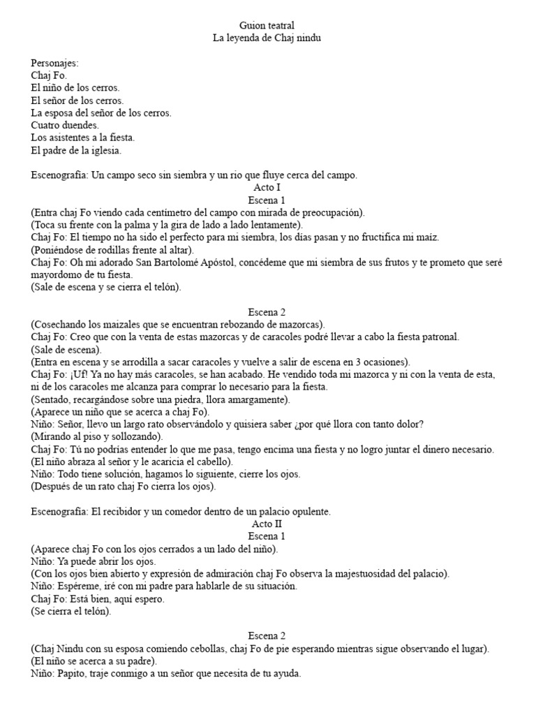 La leyenda de Chaj Fo: Fiesta y Pacto | PDF | Hogar, jardinería y ...