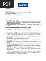 Concierge Bellman Daily Checklist | PDF