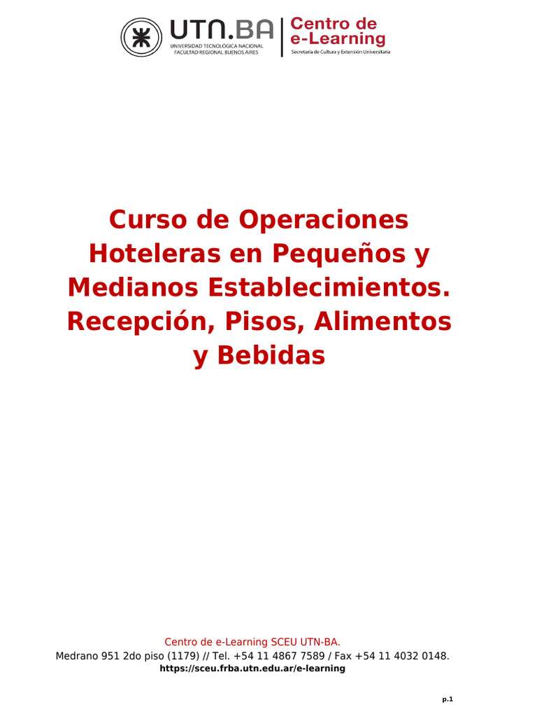 PROGRAMA | PDF | Hotel