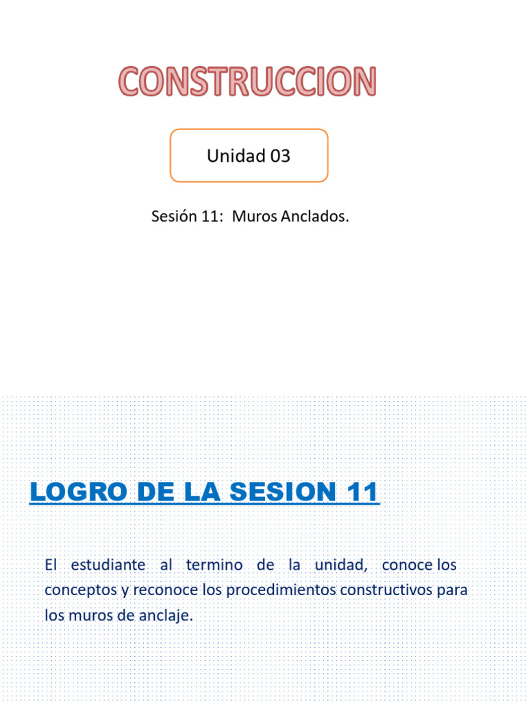 S11.s1 - Construccion | PDF | Perforación