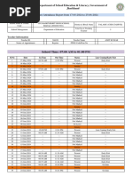 Daily Attendance 2025 | PDF