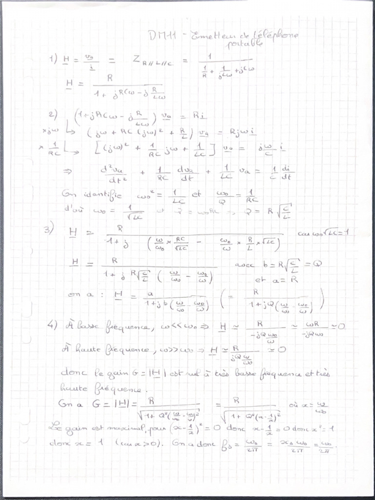 Correction DM 11 | PDF