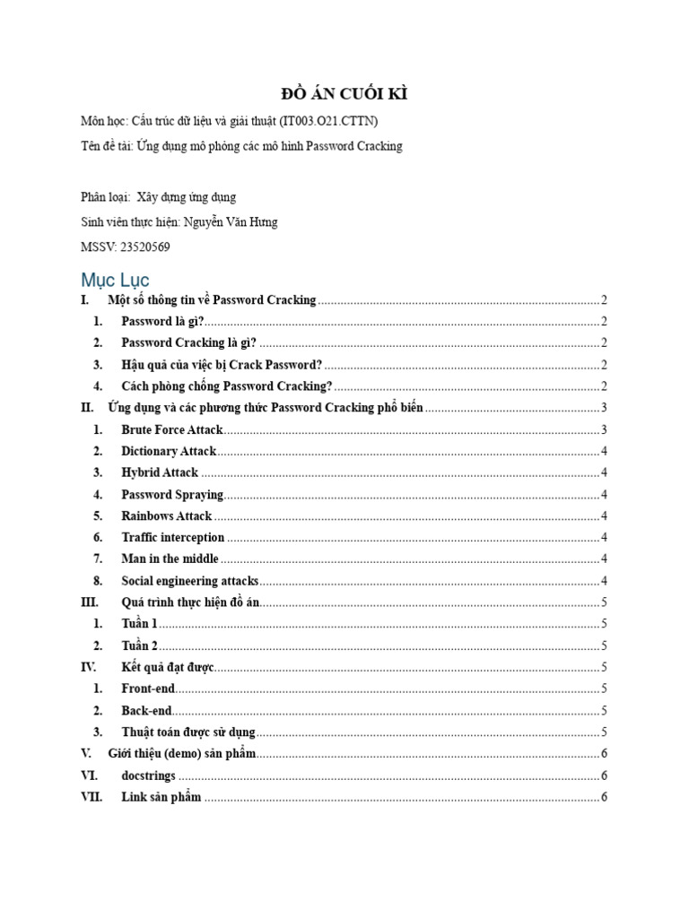 Nguyen-Van-Hung Bao Cao Do An DSA | PDF