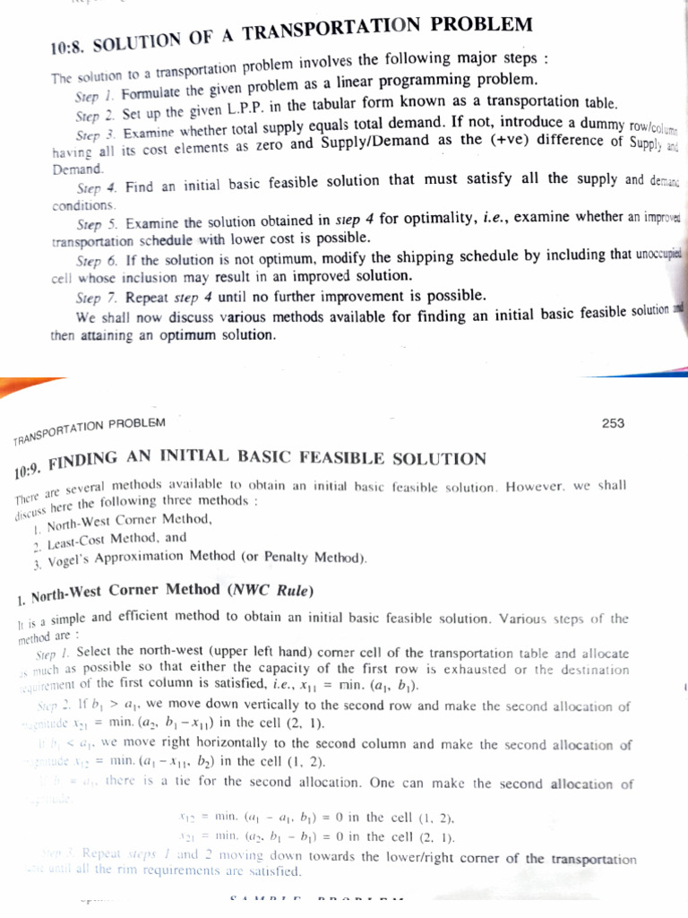Unit 2 - Notes | PDF | Mathematical Optimization | Linear Programming Unit 2 - Notes | PDF | Mathematical Optimization | Linear Programming