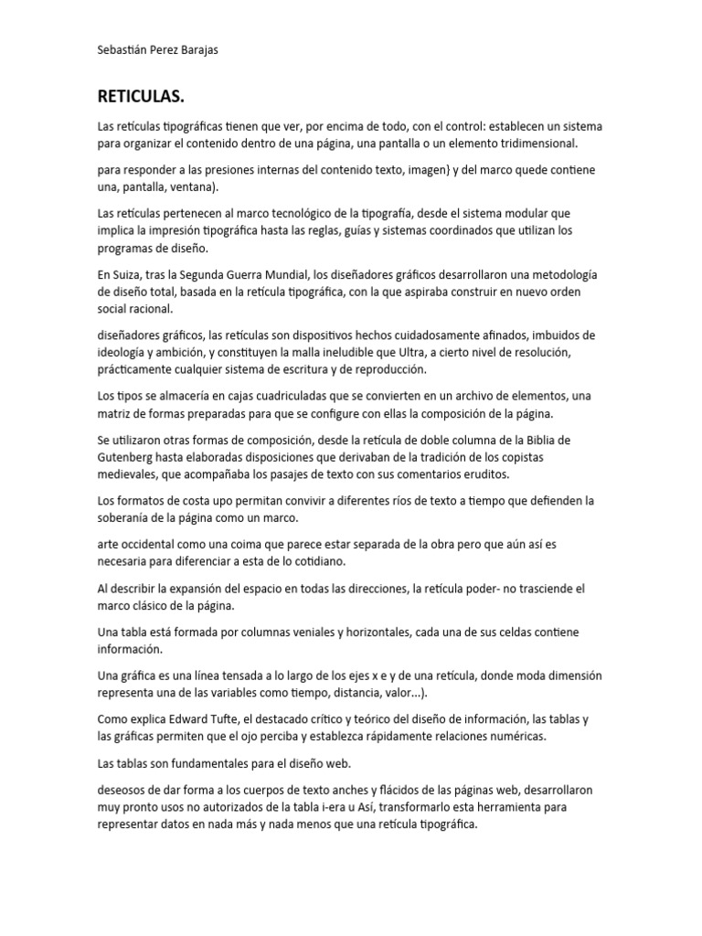 Reticulas | PDF | Tipografía | Diseño gráfico