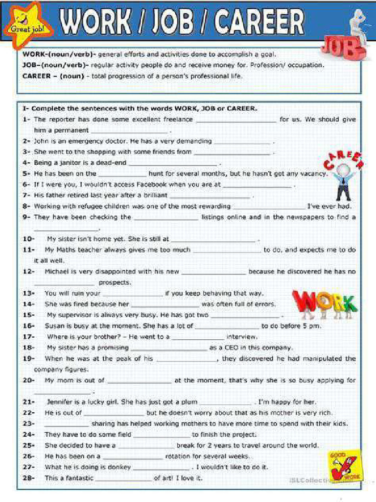 Work, Job, Career | PDF