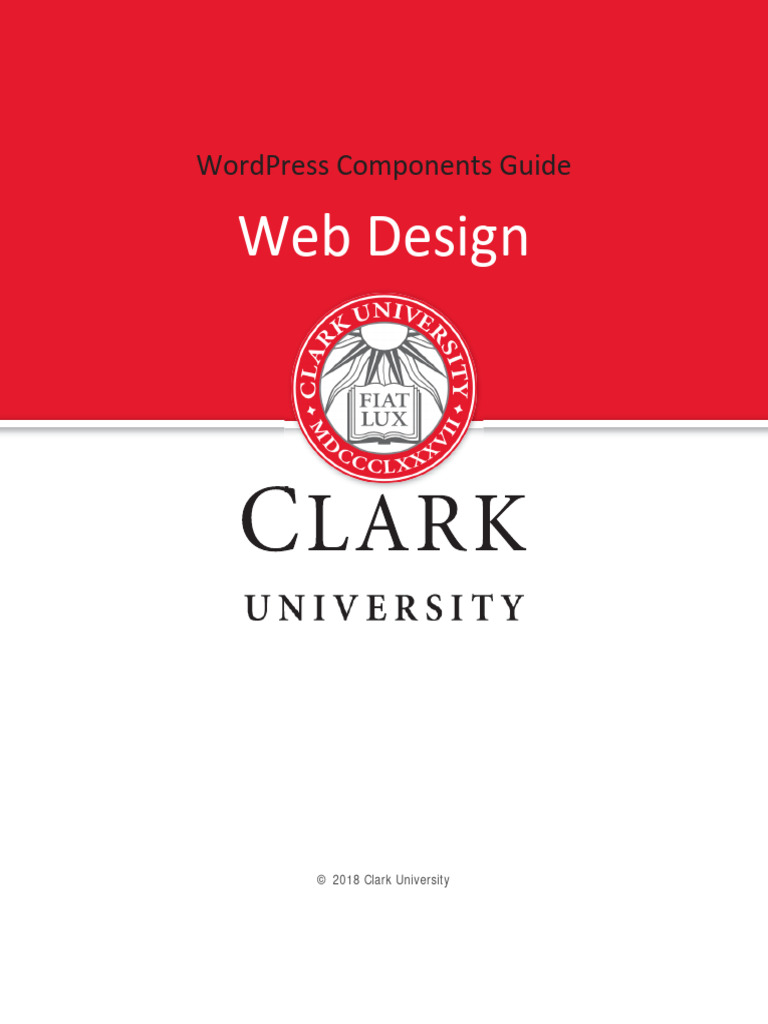 Wordpress Components Guide 1 | PDF | Page Layout | Icon (Computing)
