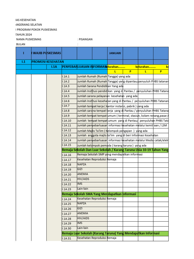 Format Master LB3 2024 Gigi Jan Feb | PDF