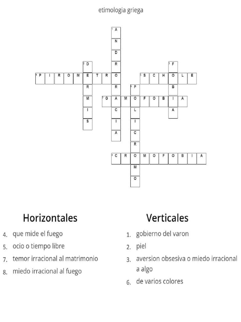 Etimologia Griega | PDF