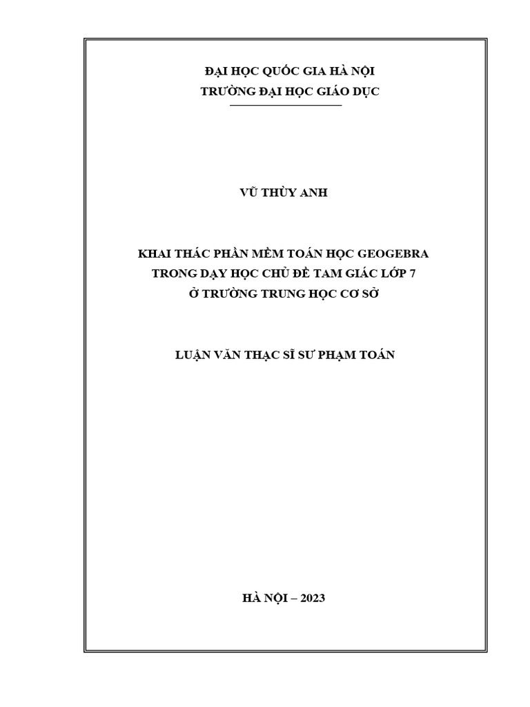 52 Vu Thuy Anh 2024 Khai Thac PHN MM | PDF