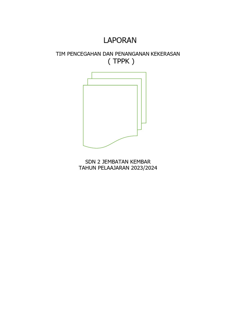 Laporan Dan SK TPPK TP 2023-2024 | PDF