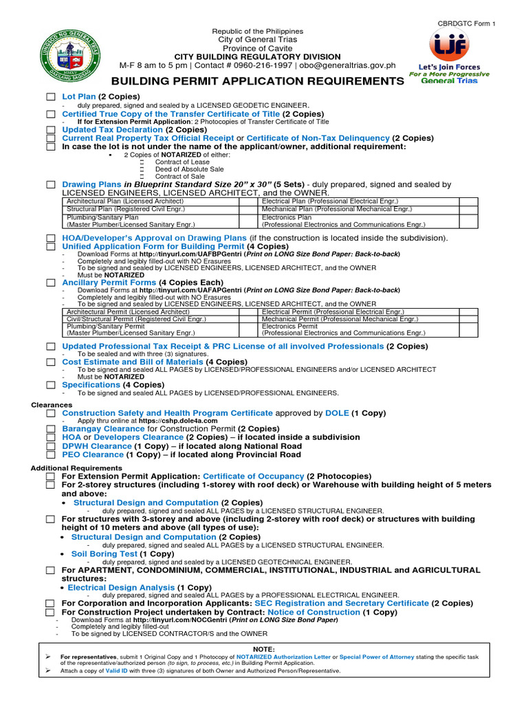 Building Permit Application Guide | PDF | Architect | Engineer