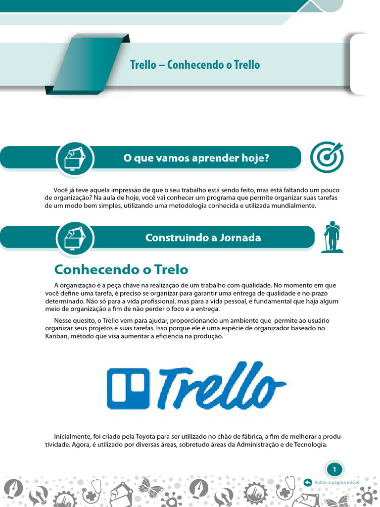 Aprenda Mais Trello Conhecendo o Trello | PDF | Janela (informática) | Impressão