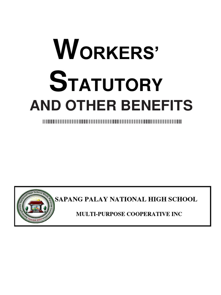 Workers - Statutory - Monetary - Benefits - Final | PDF | Cost Of ...