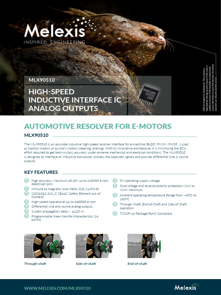 MLX90510 Product Flyer Melexis | PDF | Electrical Engineering | Electricity