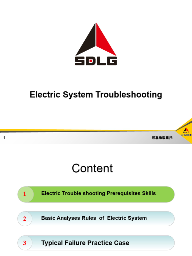 Electric System Trouble Shooting | PDF | Electricity | Switch