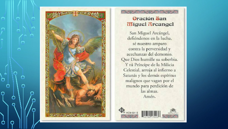 Oracion A San Miguel Arcangel | PDF