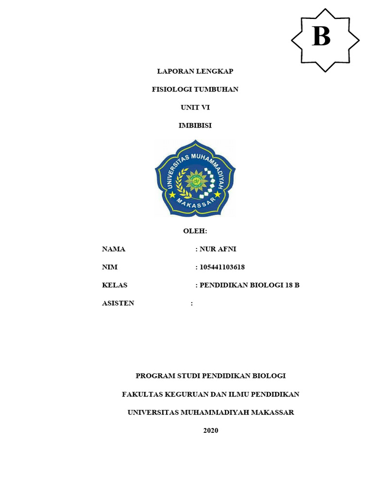 Laporan Lengkap Imbibisi Afni | PDF