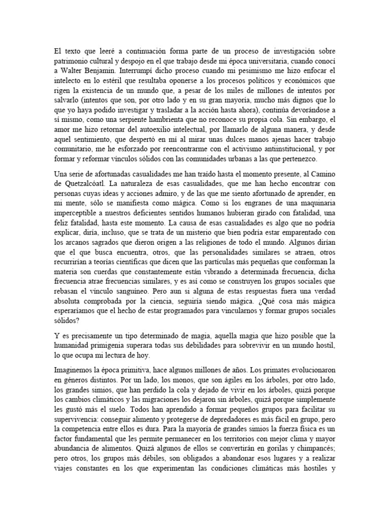 Aliosha Lailson - El Origen Del Mito | PDF | Evolución | Mono