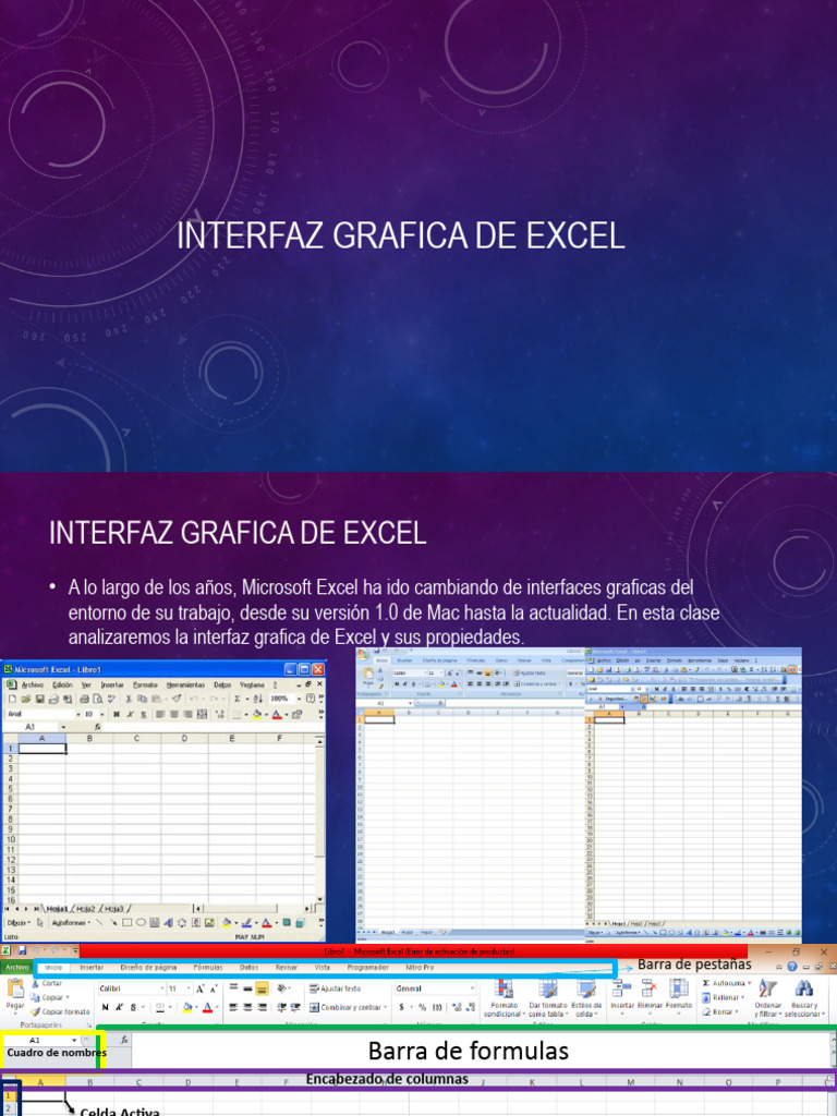 Interfaz Grafica de Excel | PDF | Microsoft Excel | Interfaces gráficas ...