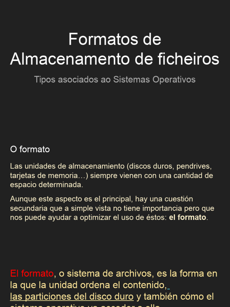 Formatos de Archivos por SO: Guía SEO | PDF | Variantes Unix ...