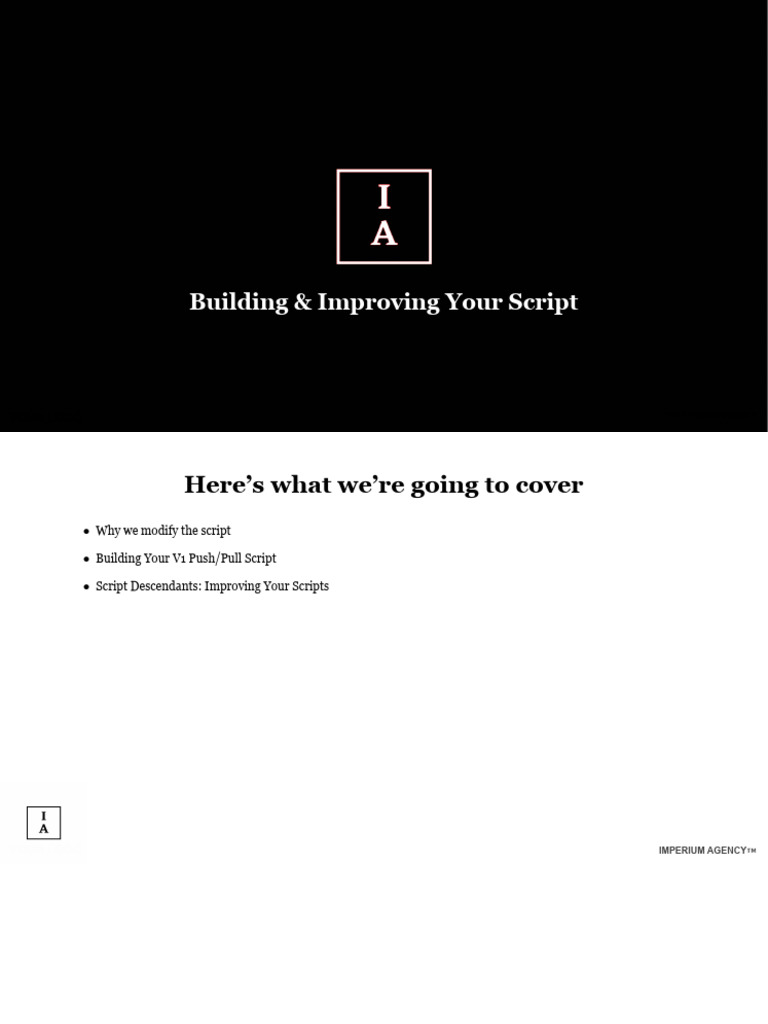 5 -_Slides_Building_Improving_Your_Script | PDF | Cognitive Science ...