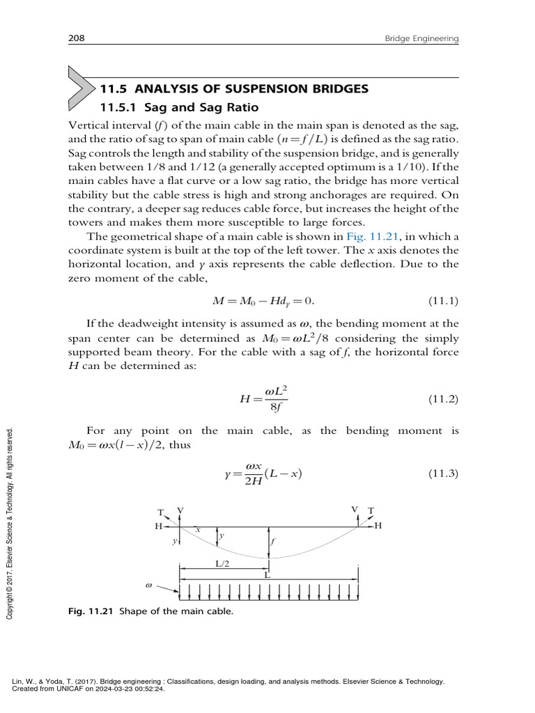 Bridge Engineering Classifications, Design Loading... ---- (Chapter Eleven Suspension Bridges ...