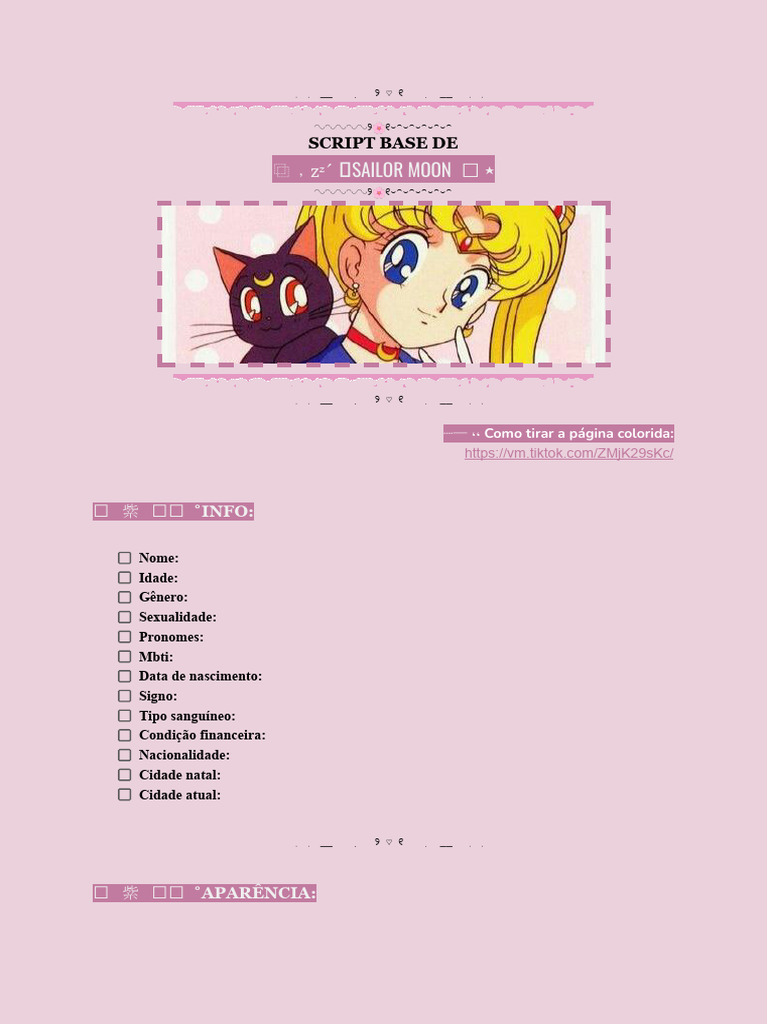 Sailor Moon ! | PDF