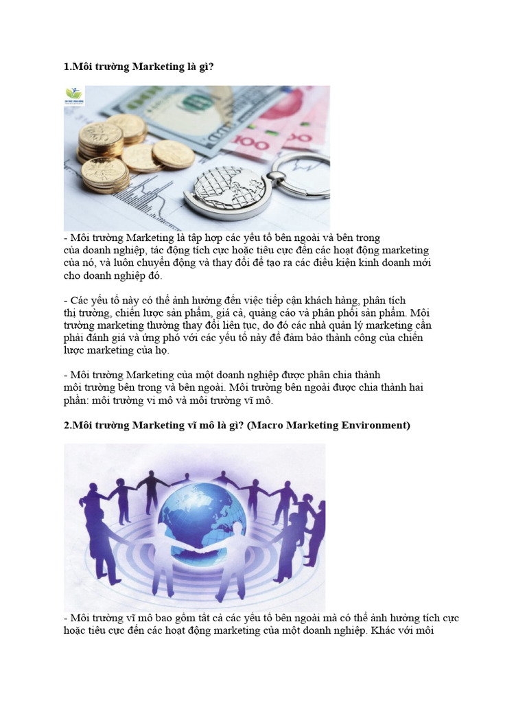 Môi Trư NG Marketing | PDF