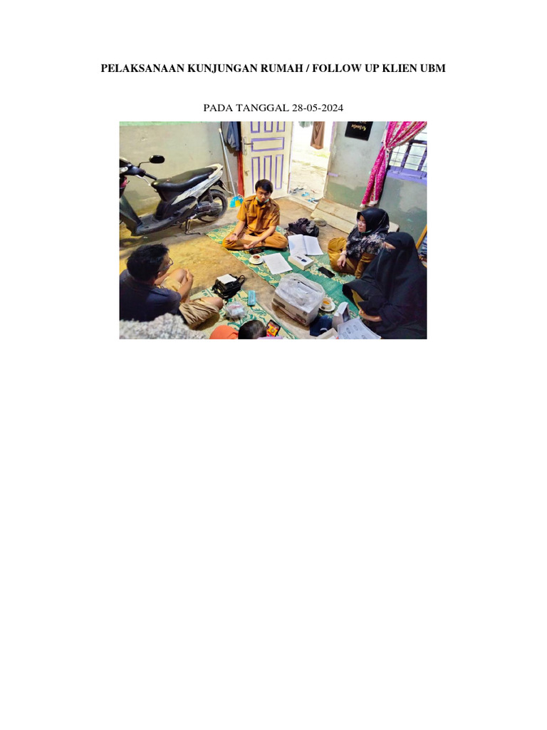 Pelaksanaan Kunjungan Rumah | PDF