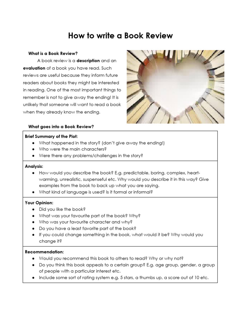 How to Write an Effective Book Review | PDF